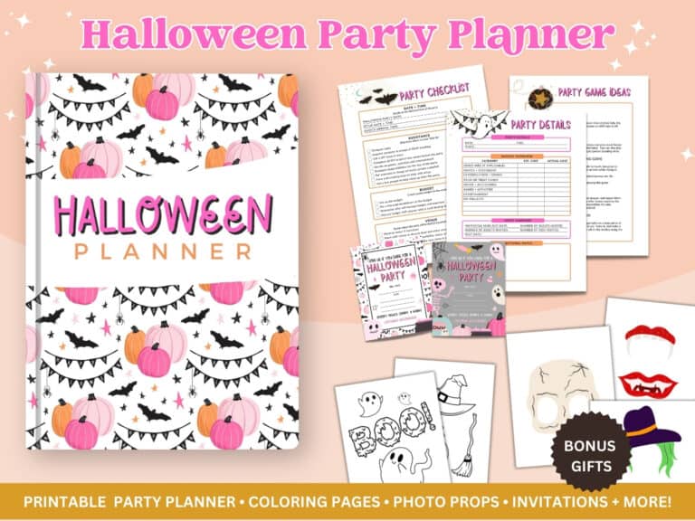 Cute Ghost Halloween Planner | Cali Girl Digital