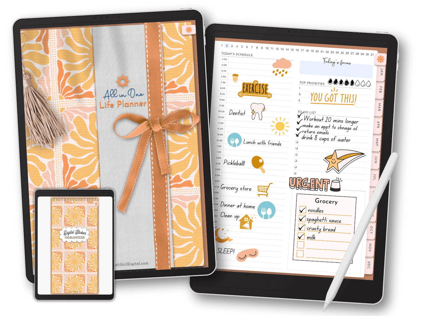 Life Planner Digital Planner Set | Cali Girl Digital