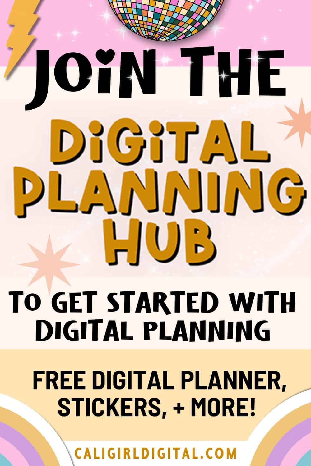 Join The Digital Planning Hub! | Cali Girl Digital