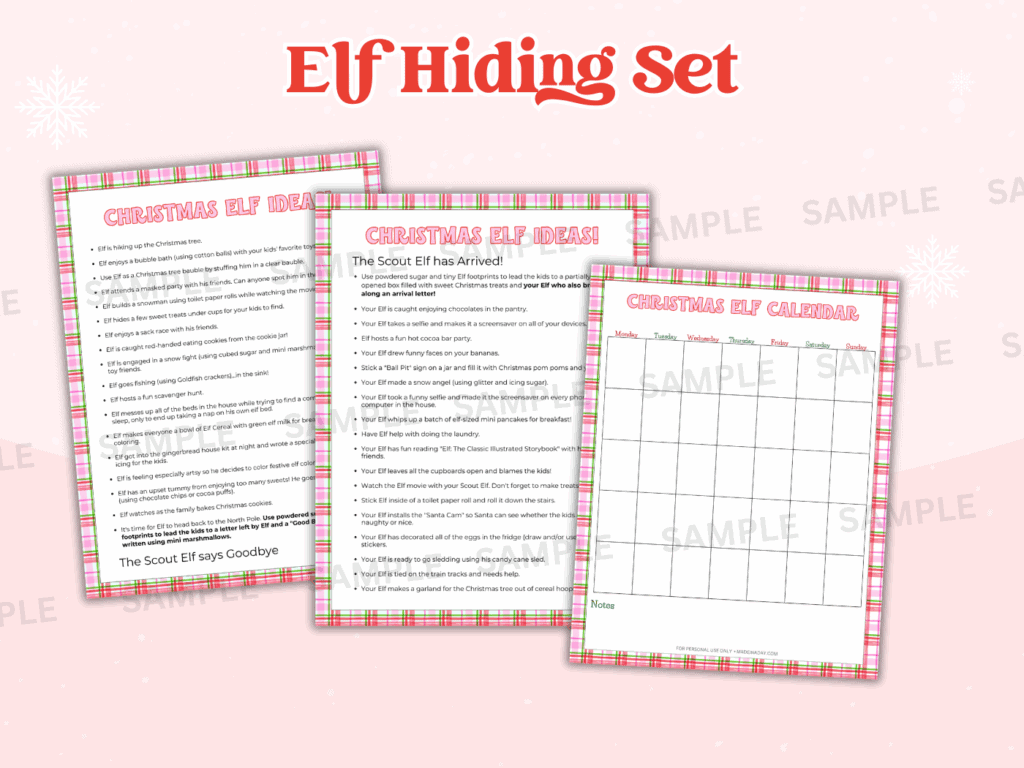 Ultimate Christmas Elf Holiday Bundle | Cali Girl Digital