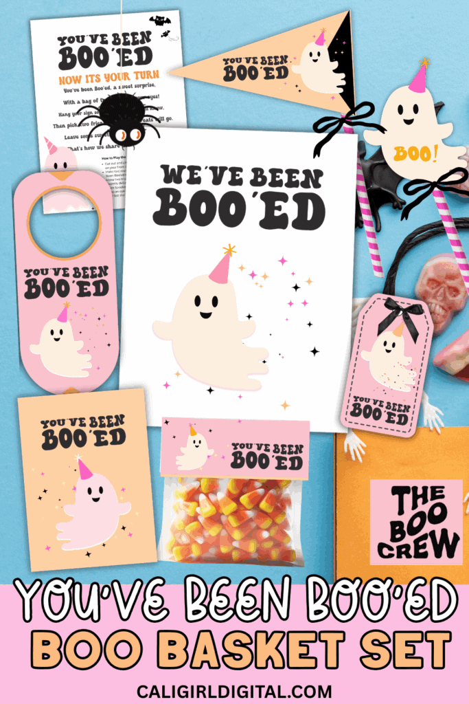 You've Been Booed Boo Basket Set | Cali Girl Digital
