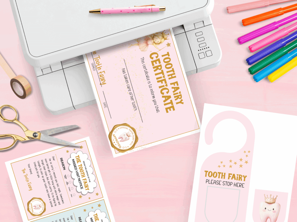 Editable Tooth Fairy Letter Kit | Cali Girl Digital
